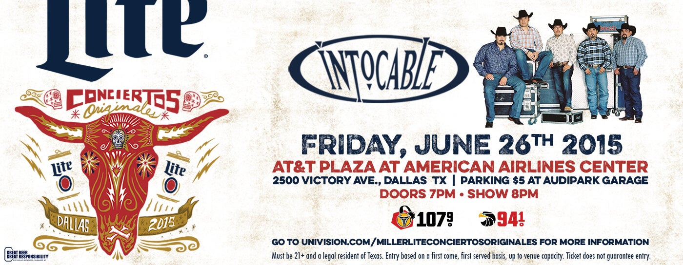 Miller Lite Conciertos Originales Presents: Intocable | American ...